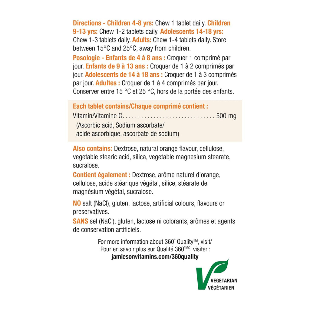 Jamieson vitamin C for daily wellness