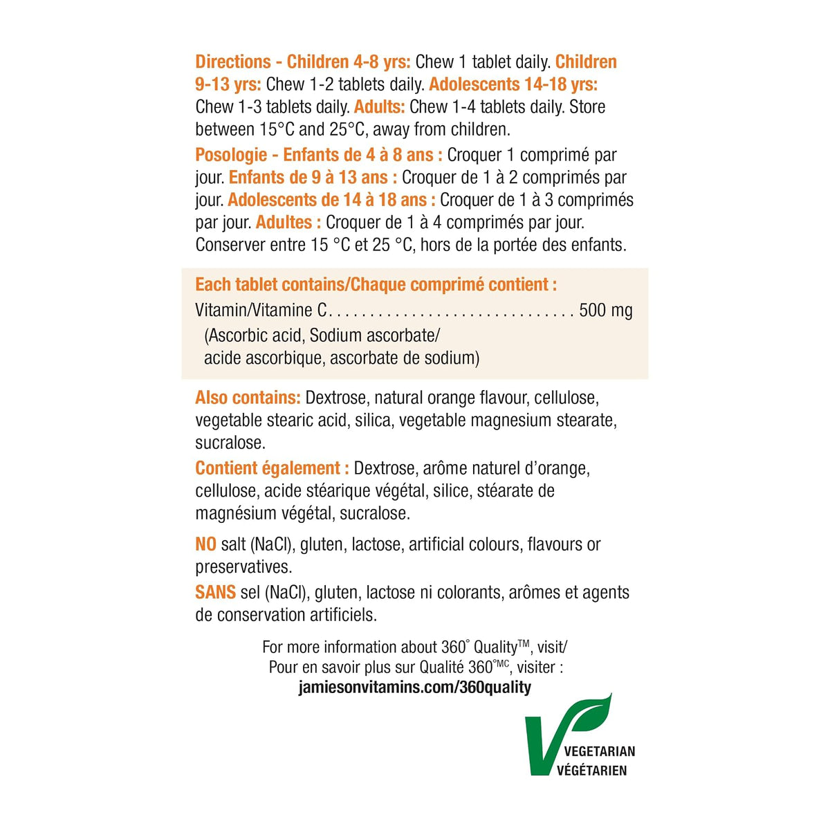 Jamieson vitamin C for daily wellness