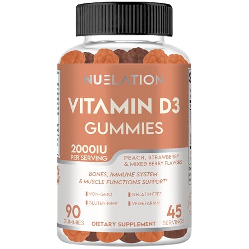 Jamieson Vitamin D3 gummy supplements