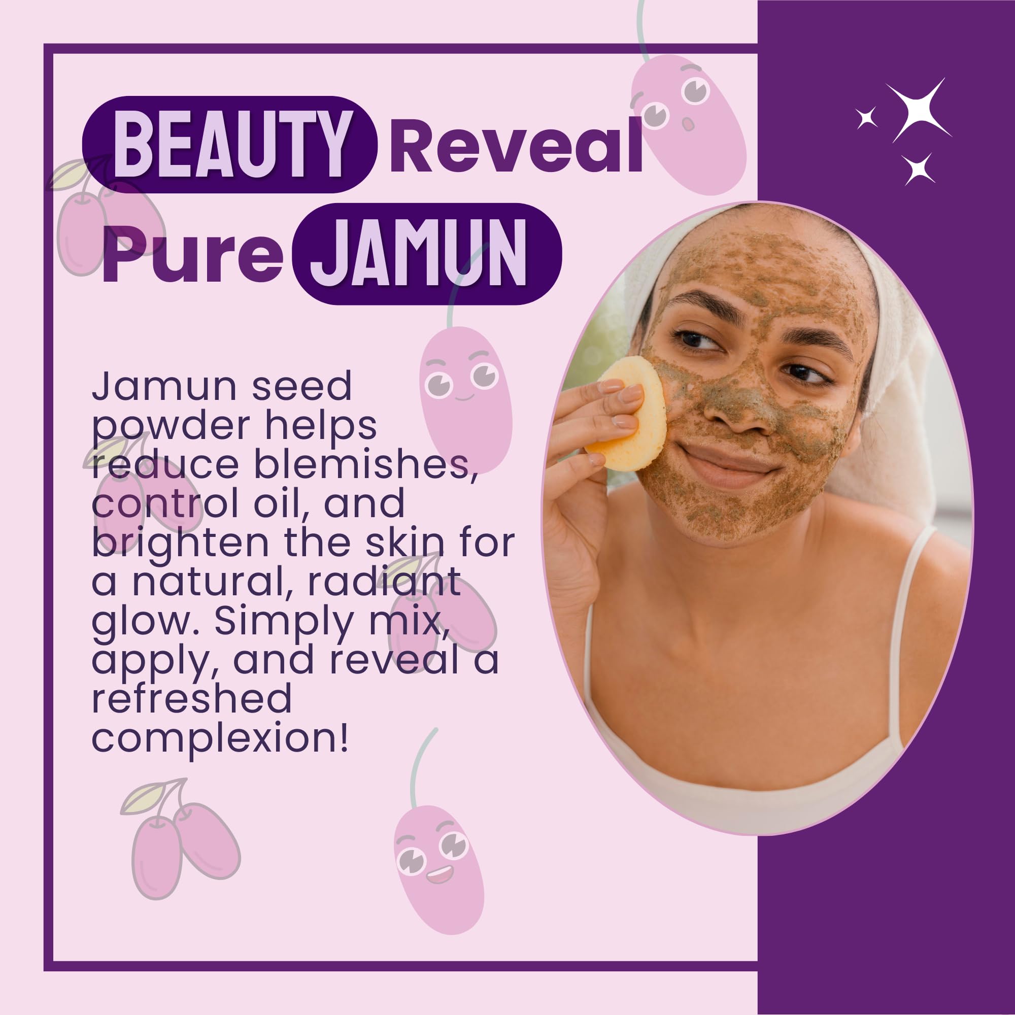 Jamun seed powder for digestive health