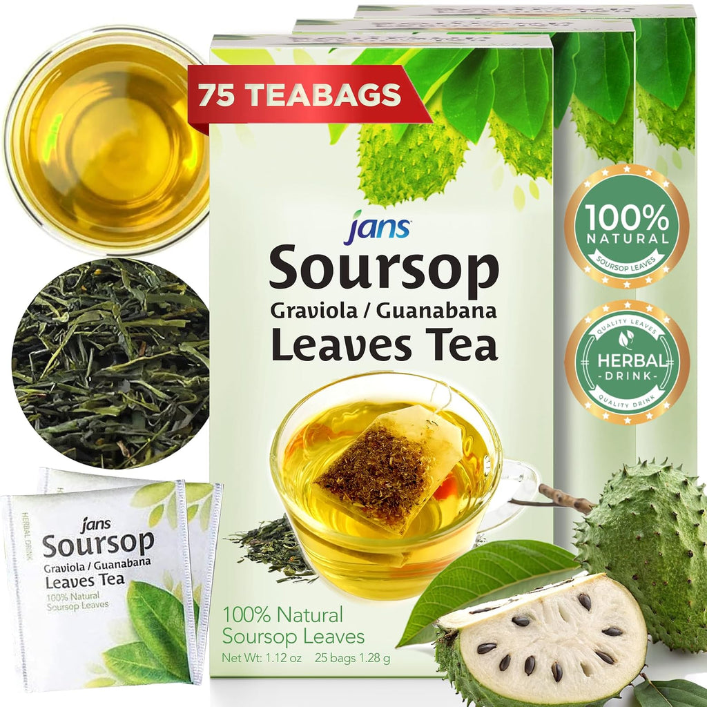 Jans soursop tea bags for wellness