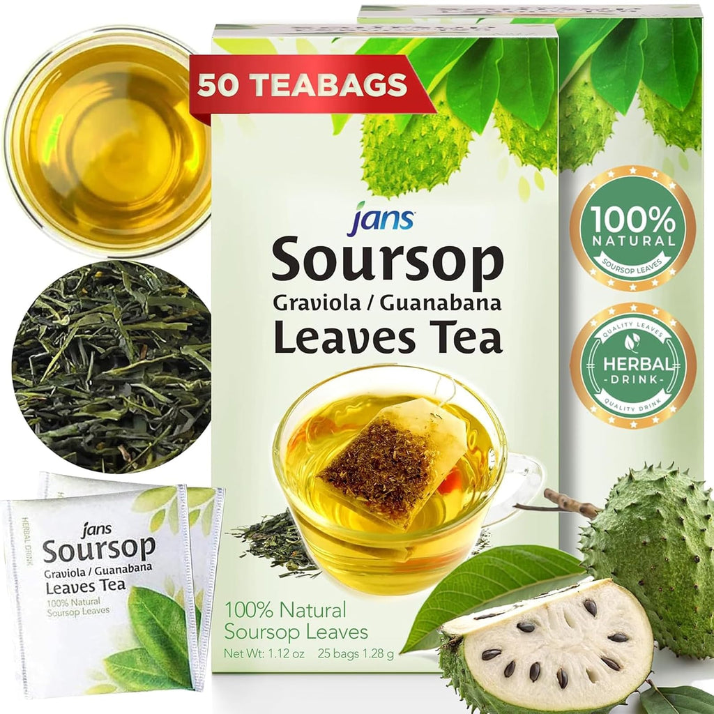 Jans soursop tea bags for wellness