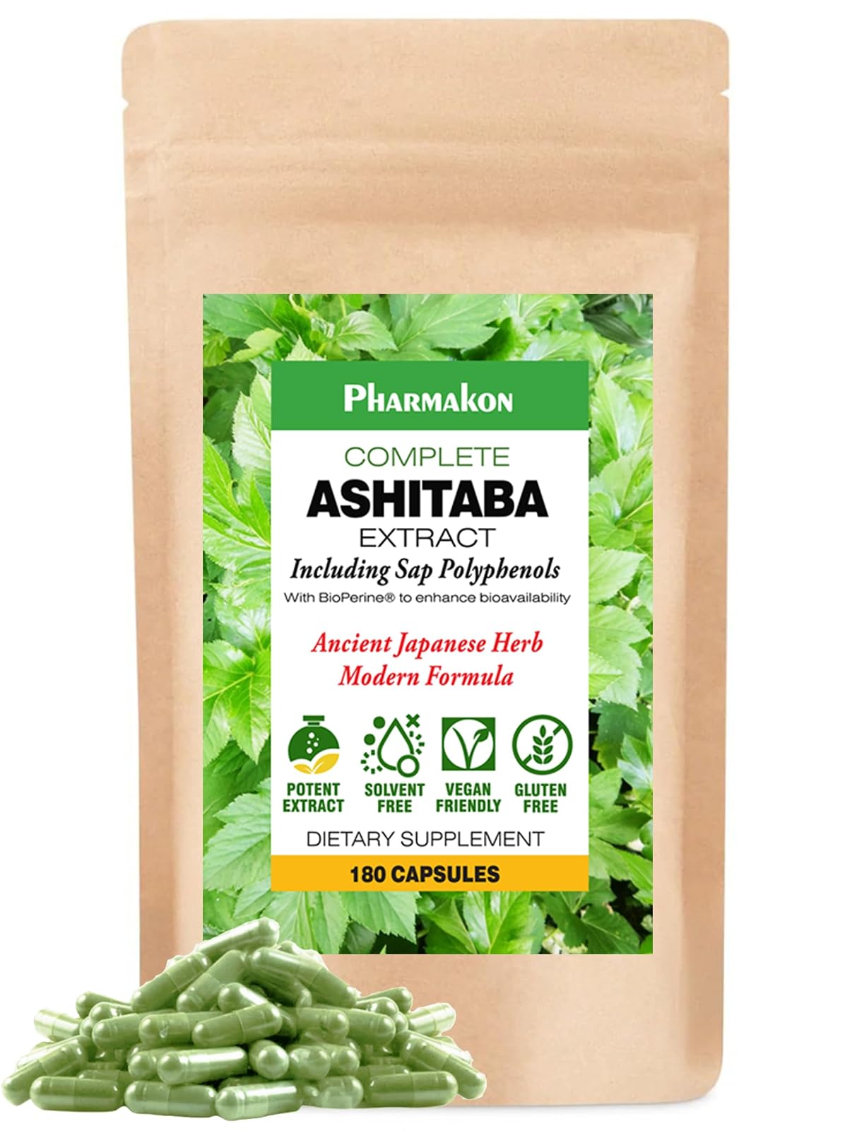 Japanese Ashiataba extract capsules