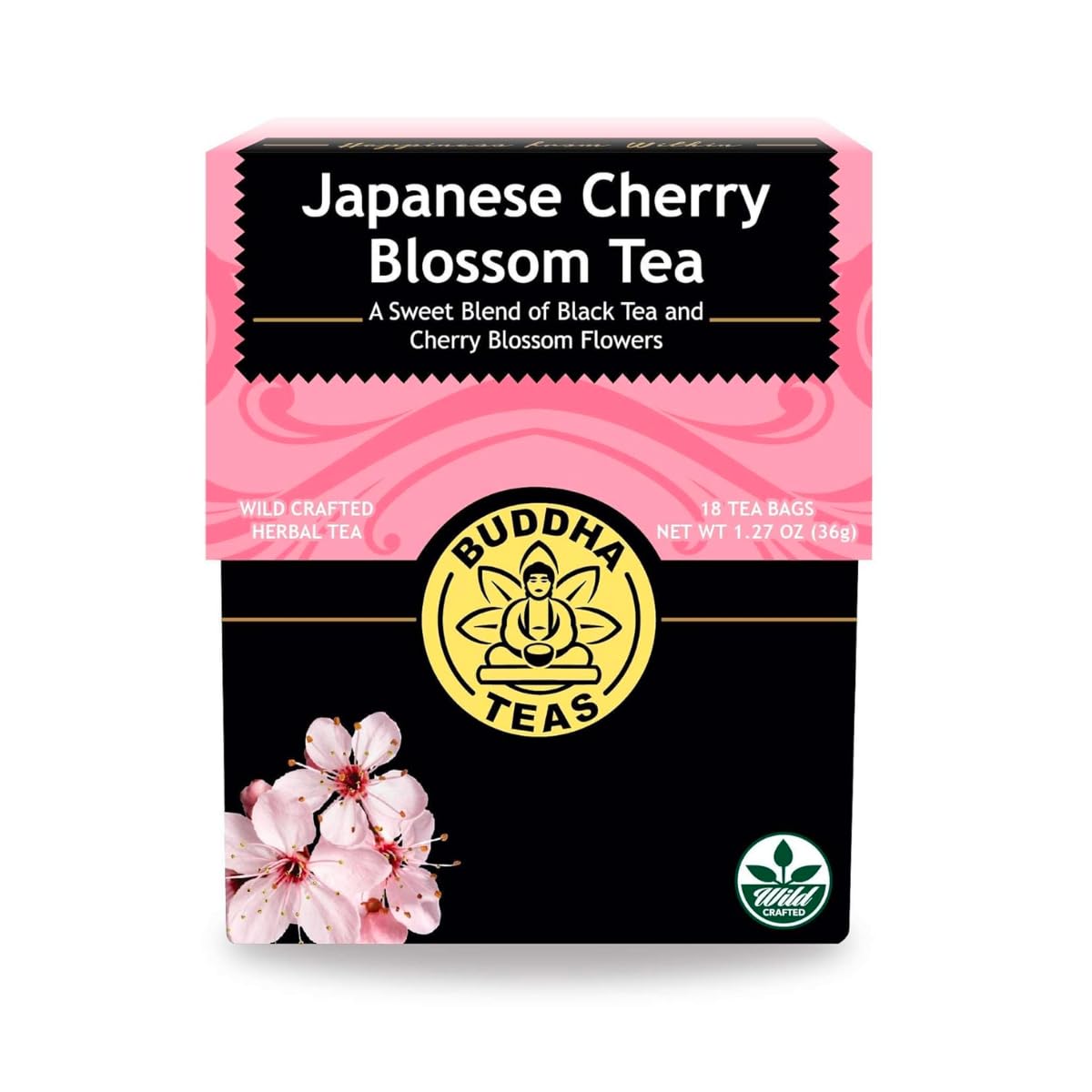 Japanese cherry blossom herbal tea bags