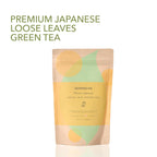 Japanese green tea with roasted rice