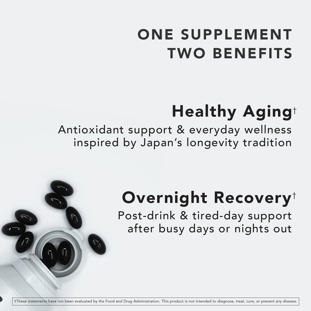 Japanese longevity supplement softgels