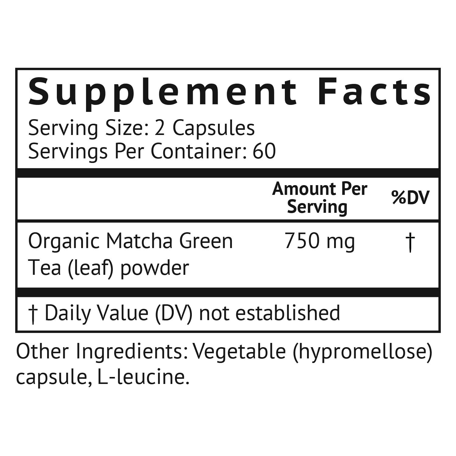 Japanese matcha capsules for energy