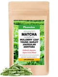 Japanese matcha capsules for energy