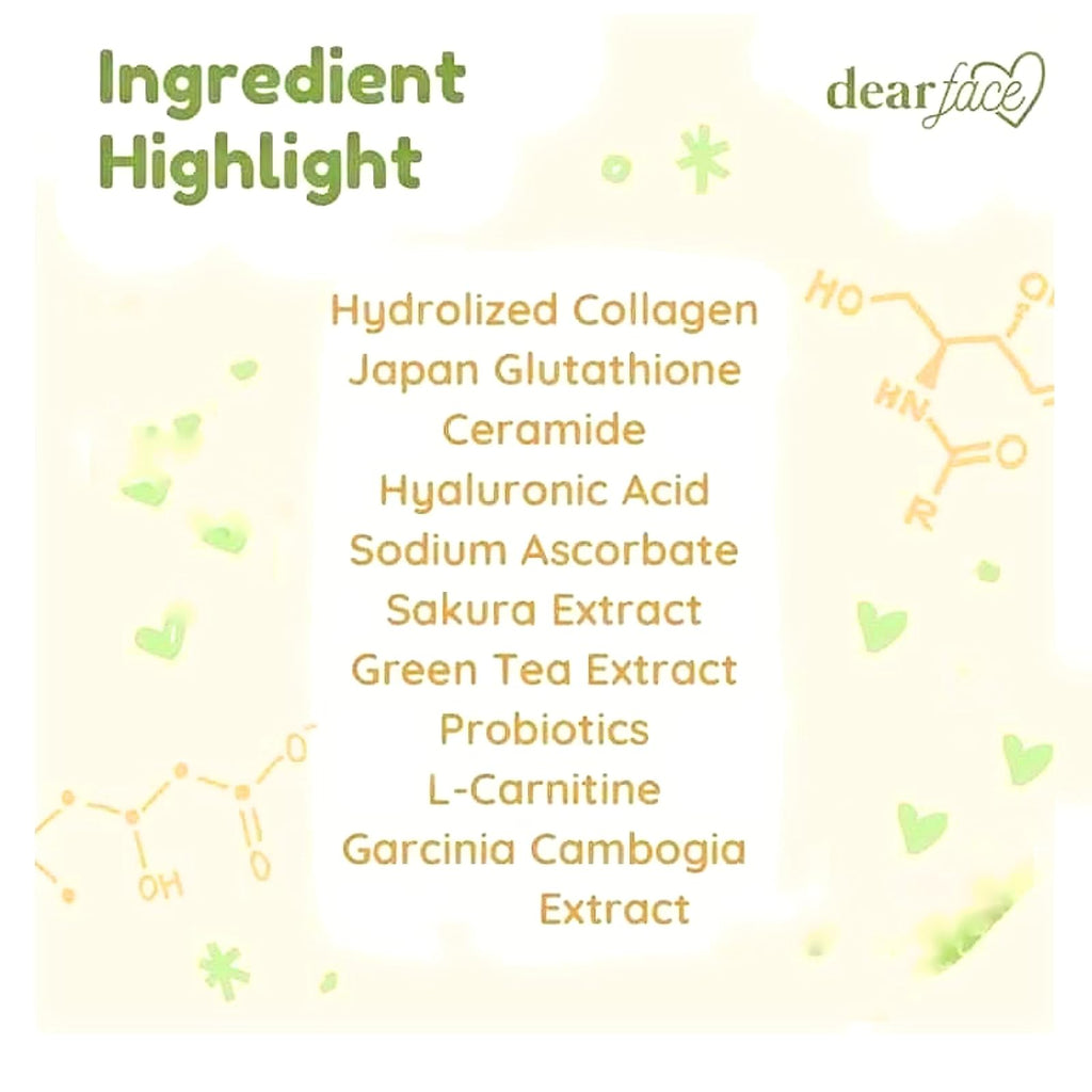 Japanese melon collagen beverage packs