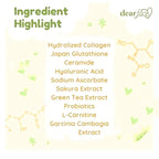 Japanese melon collagen beverage packs