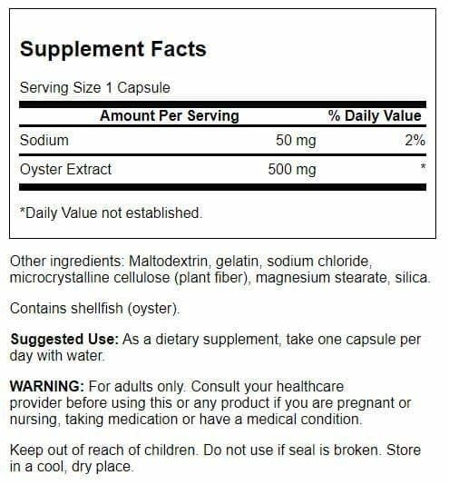 Japanese oyster extract for men's health
