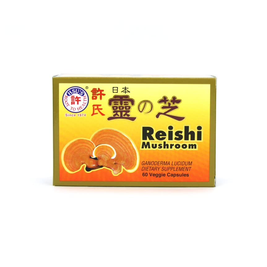 Japanese Reishi mushroom capsules for vitality