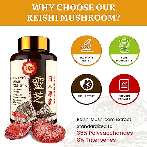 Japanese reishi mushrooms for vitality