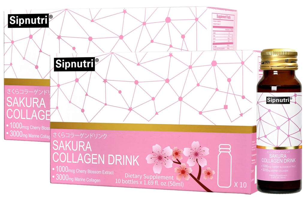 Japanese Sakura collagen beauty drink