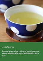 Japanese style genmaicha green tea