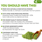 Japanese-style green tea latte mix