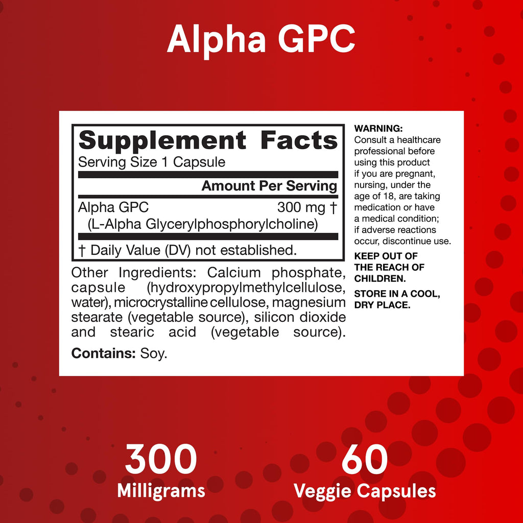 Jarrow Alpha GPC for mental clarity