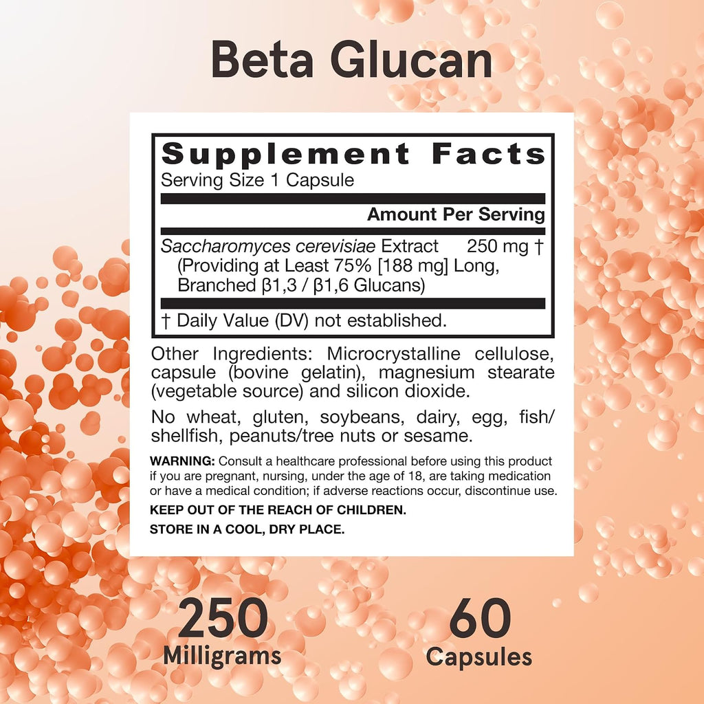 Jarrow Beta Glucan capsules for wellness