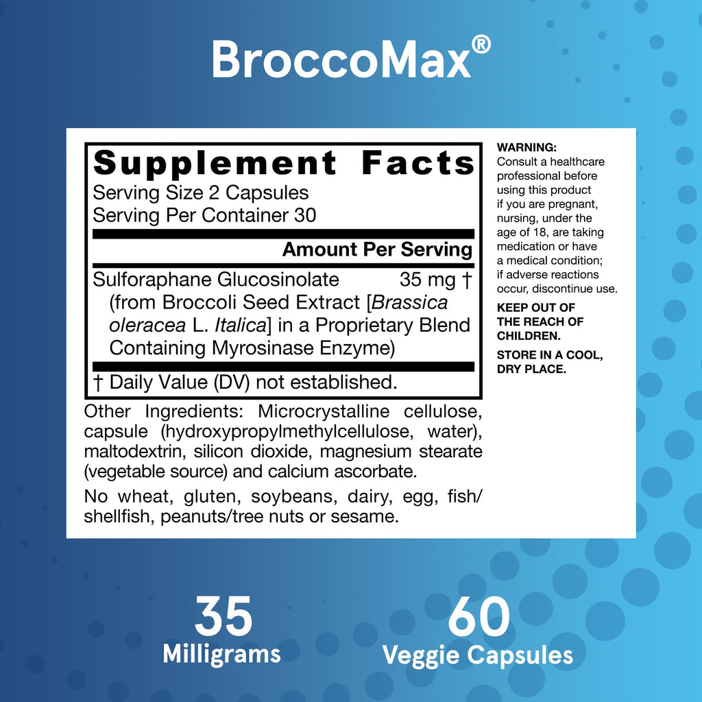Jarrow BroccoMax 30 day supply