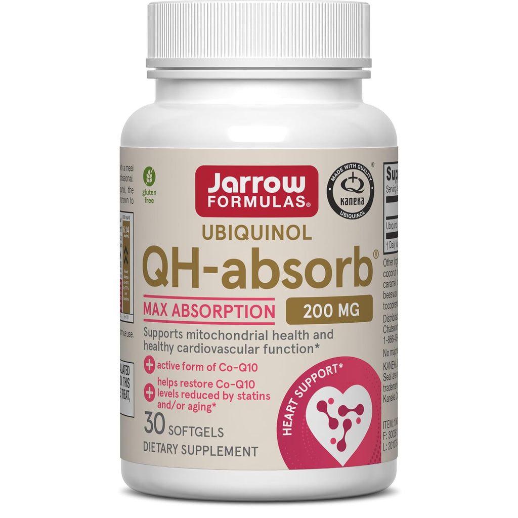 Jarrow CoQ10 ubiquinol health benefits