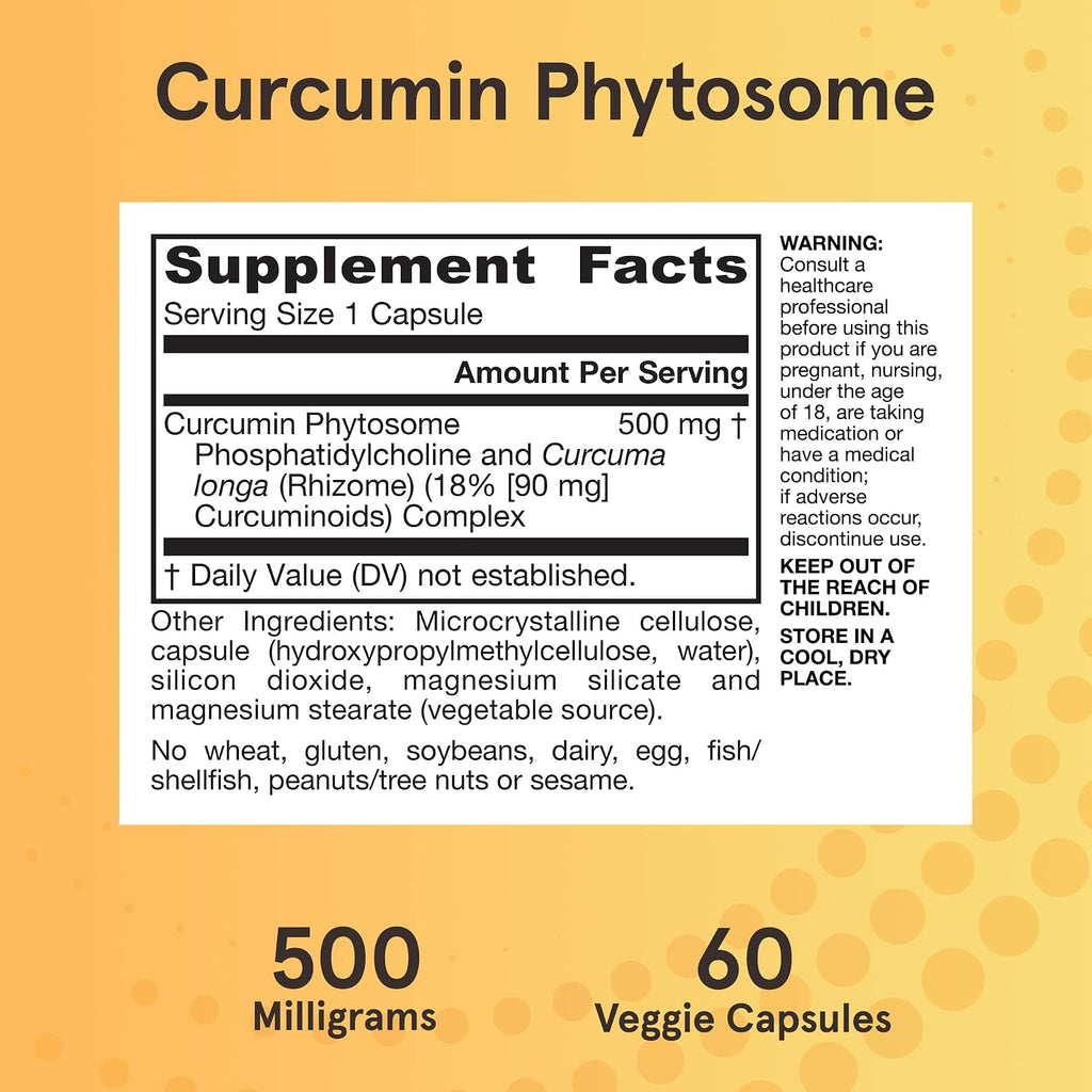 Jarrow Curcumin Phytosome antioxidant properties