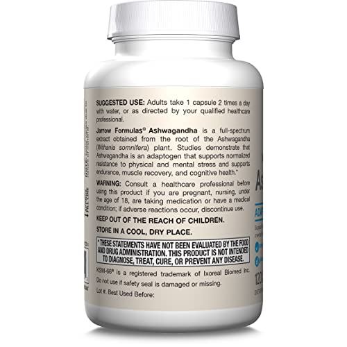 Jarrow Formulas ashwagandha for mental wellness
