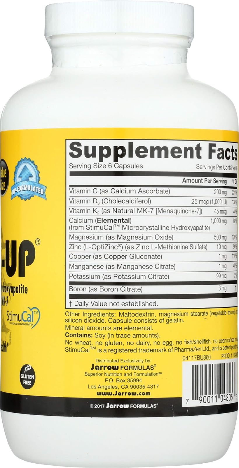 Jarrow Formulas BoneUp for healthy bones