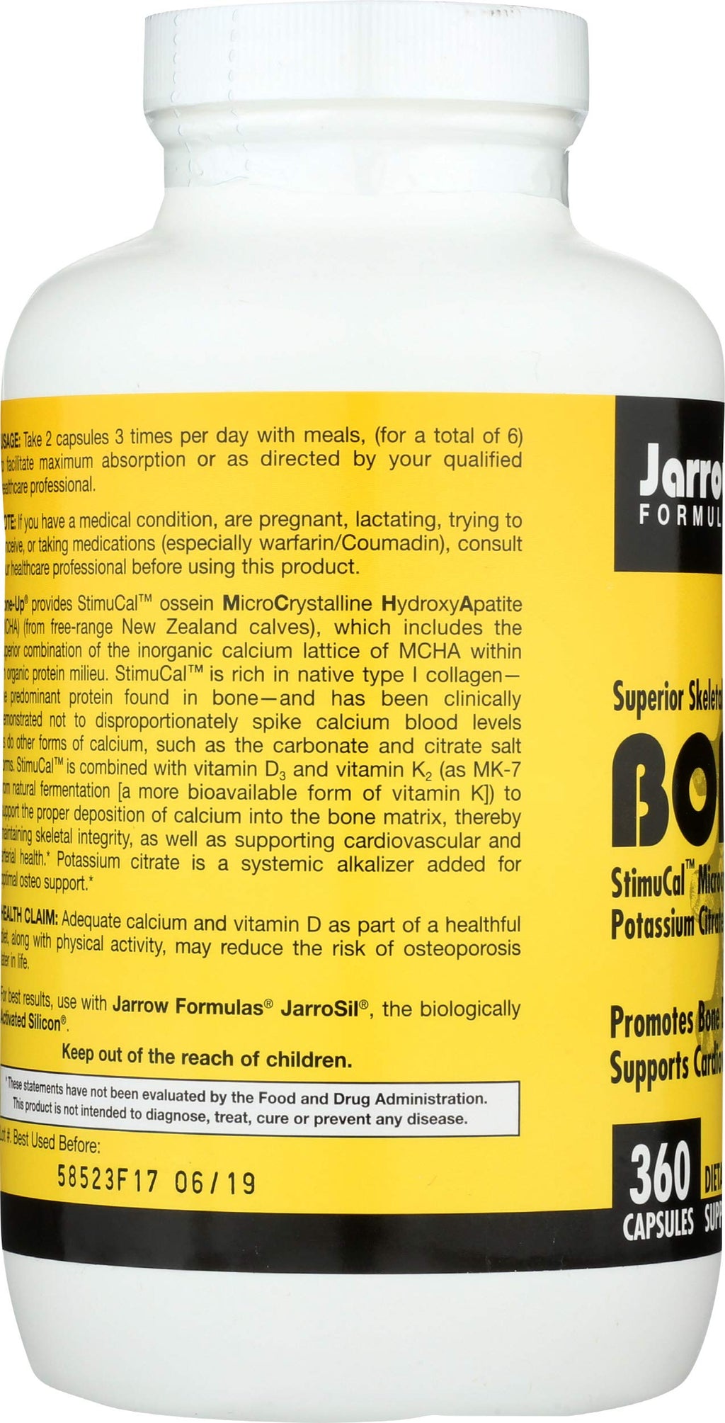 Jarrow Formulas BoneUp for strong bones