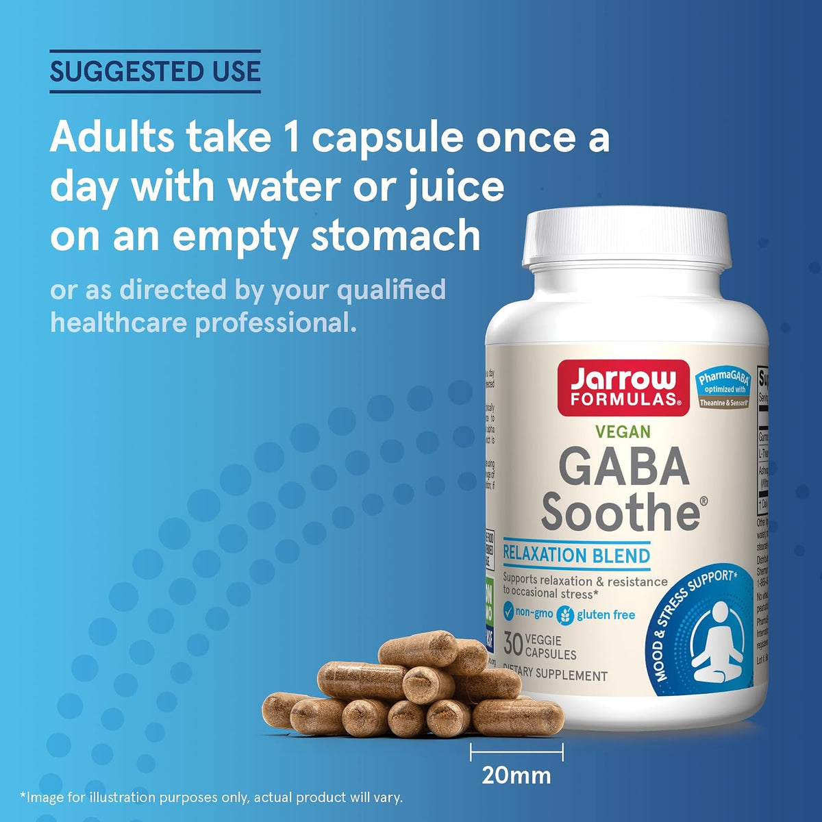 Jarrow GABA Soothe multivitamin for seniors