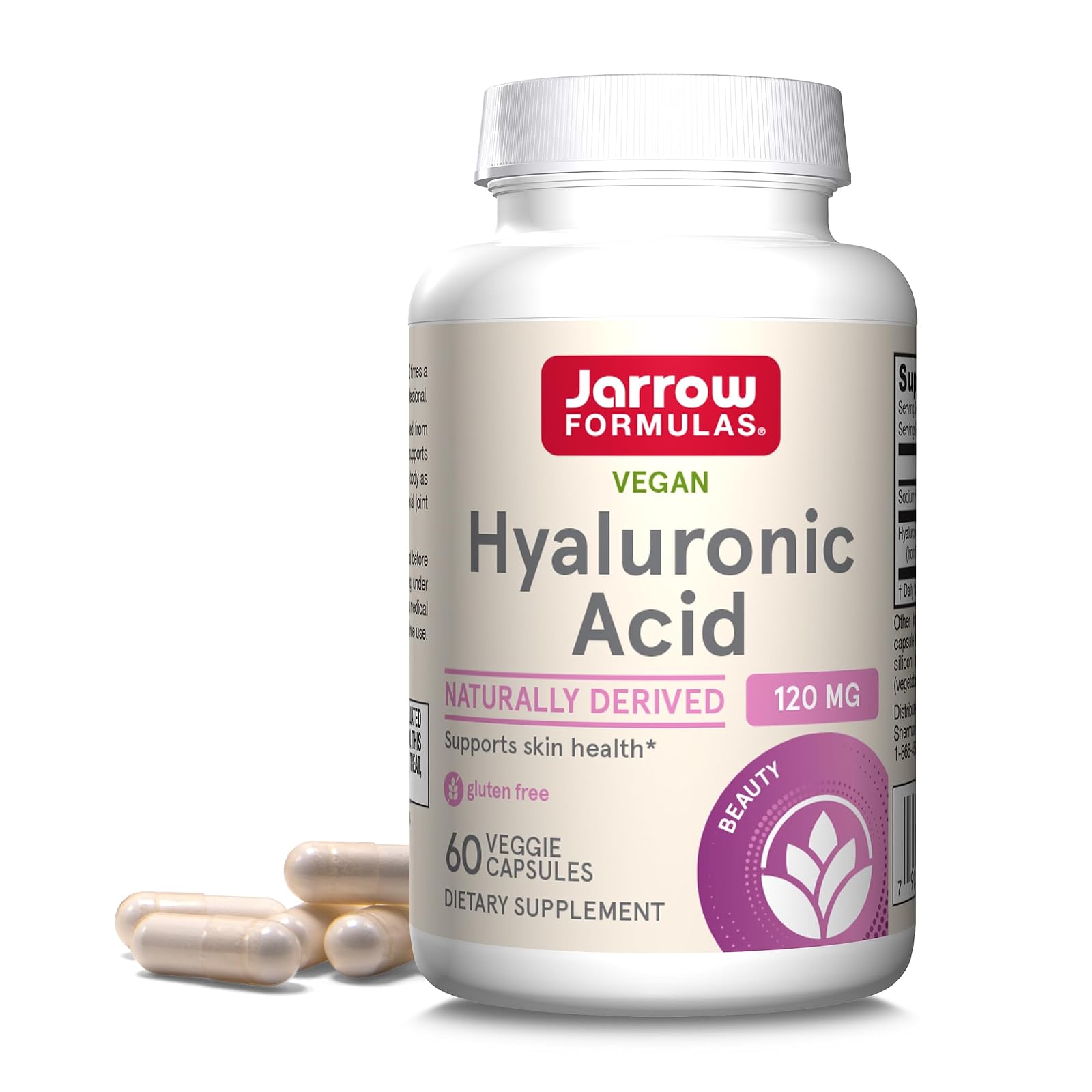 Jarrow hyaluronic acid capsules for hydration