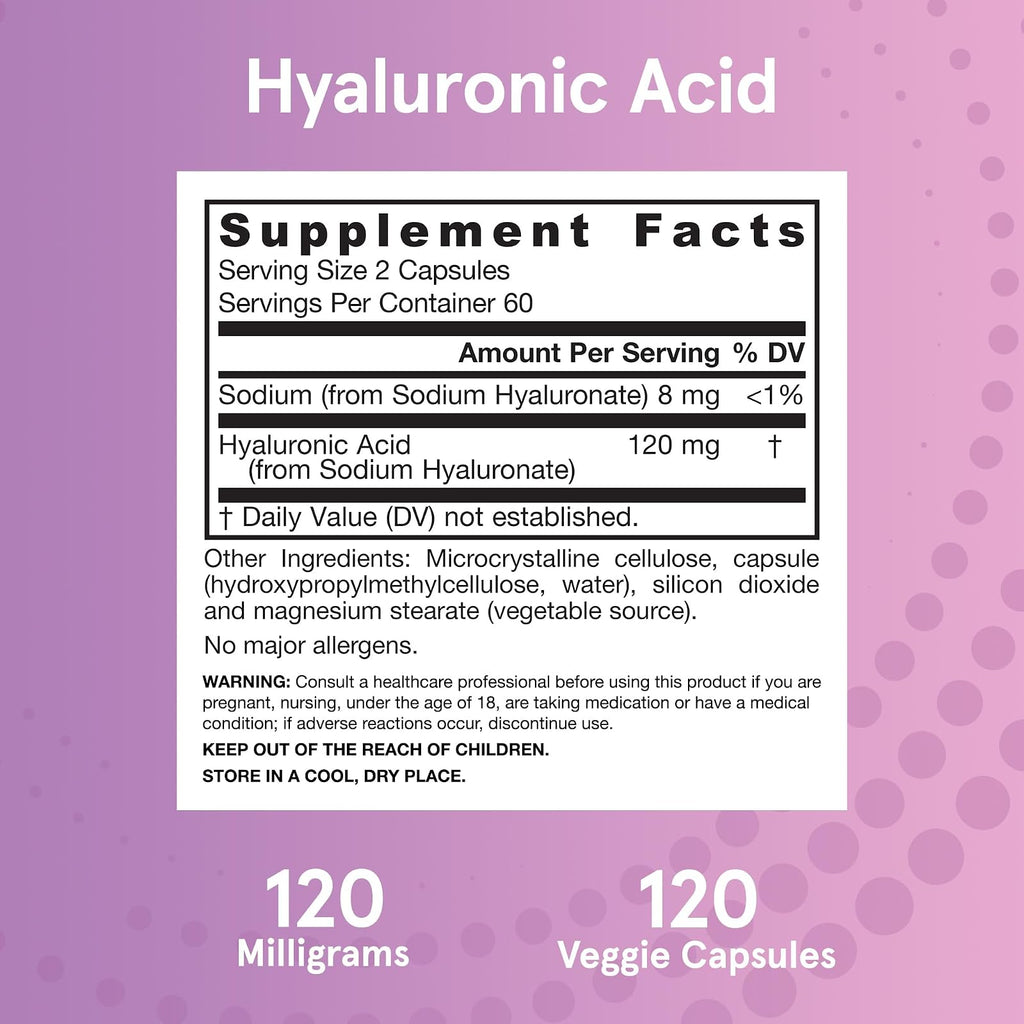 Jarrow hyaluronic acid for joint support