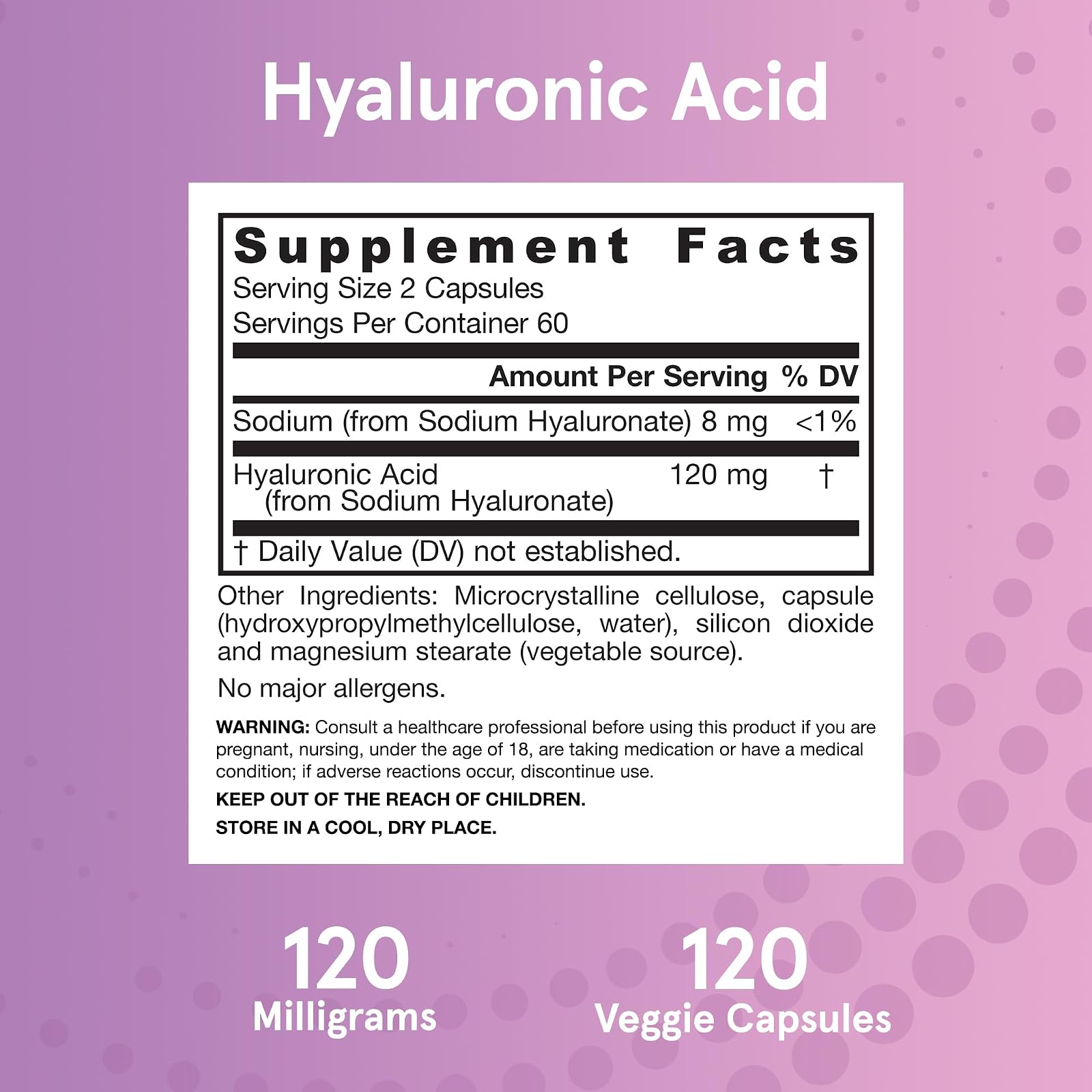 Jarrow hyaluronic acid for joint support