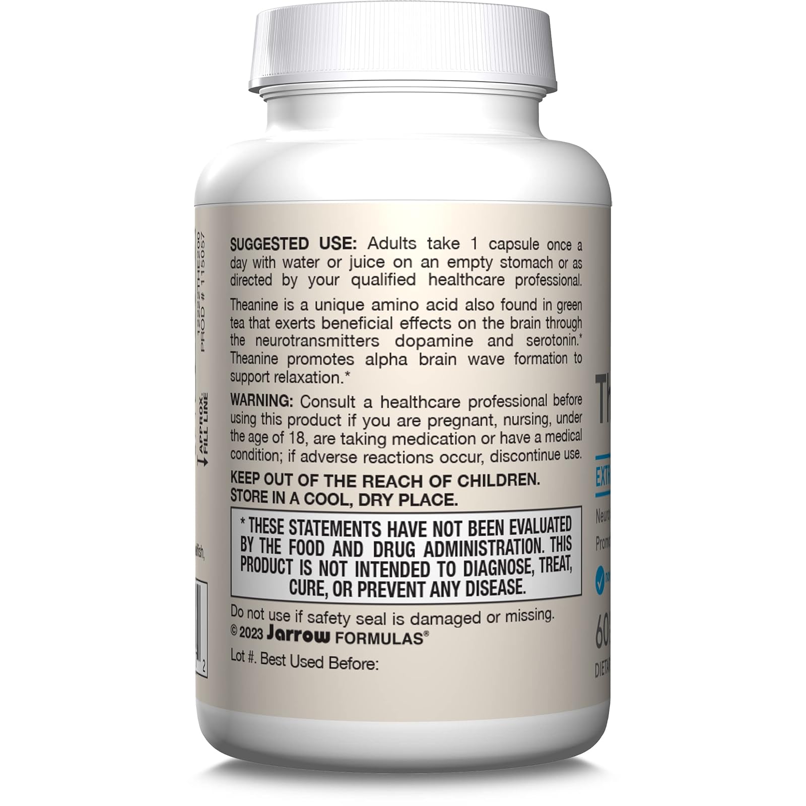 Jarrow l-theanine anxiety reduction