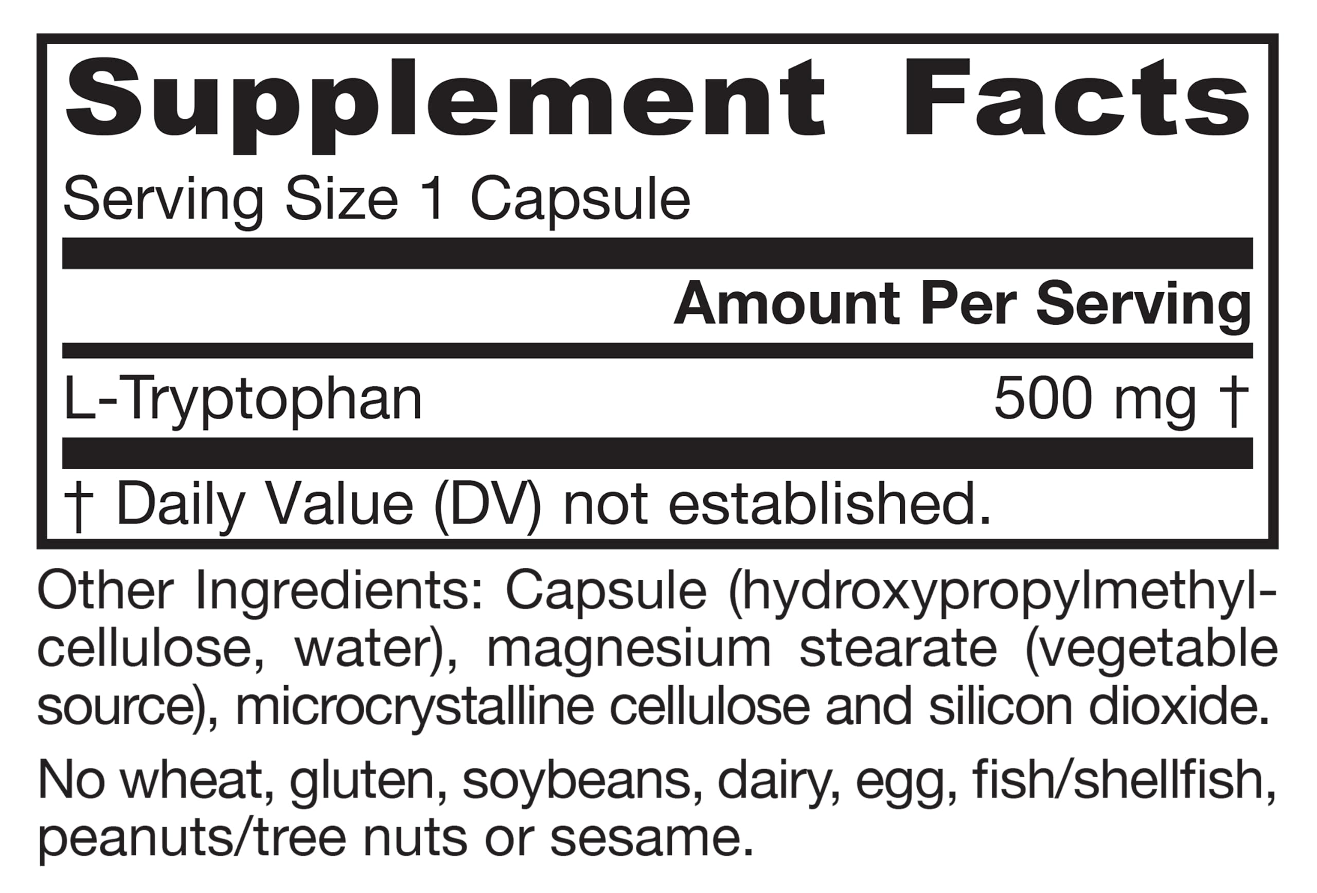 Jarrow L-Tryptophan for enhanced relaxation