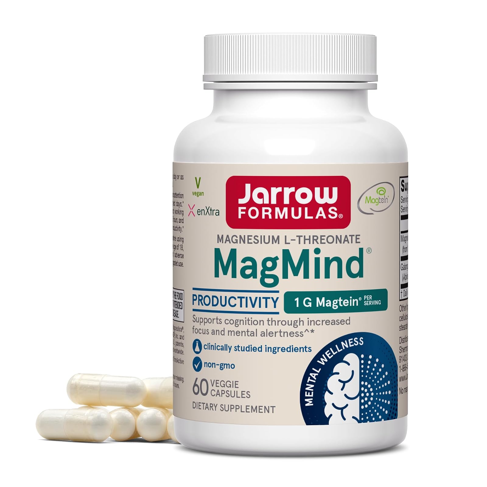 Jarrow magnesium L-threonate capsules