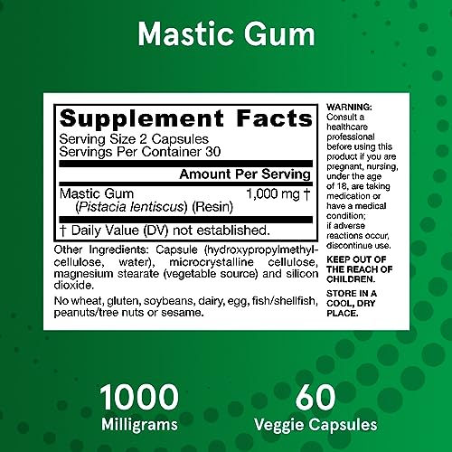 Jarrow Mastic Gum for natural stomach relief