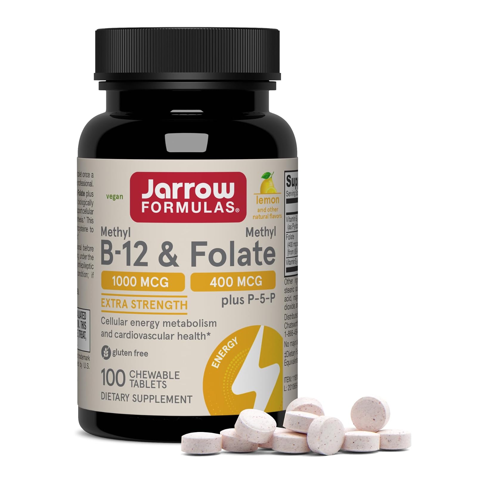 Jarrow Methyl B-12 chewable tablets