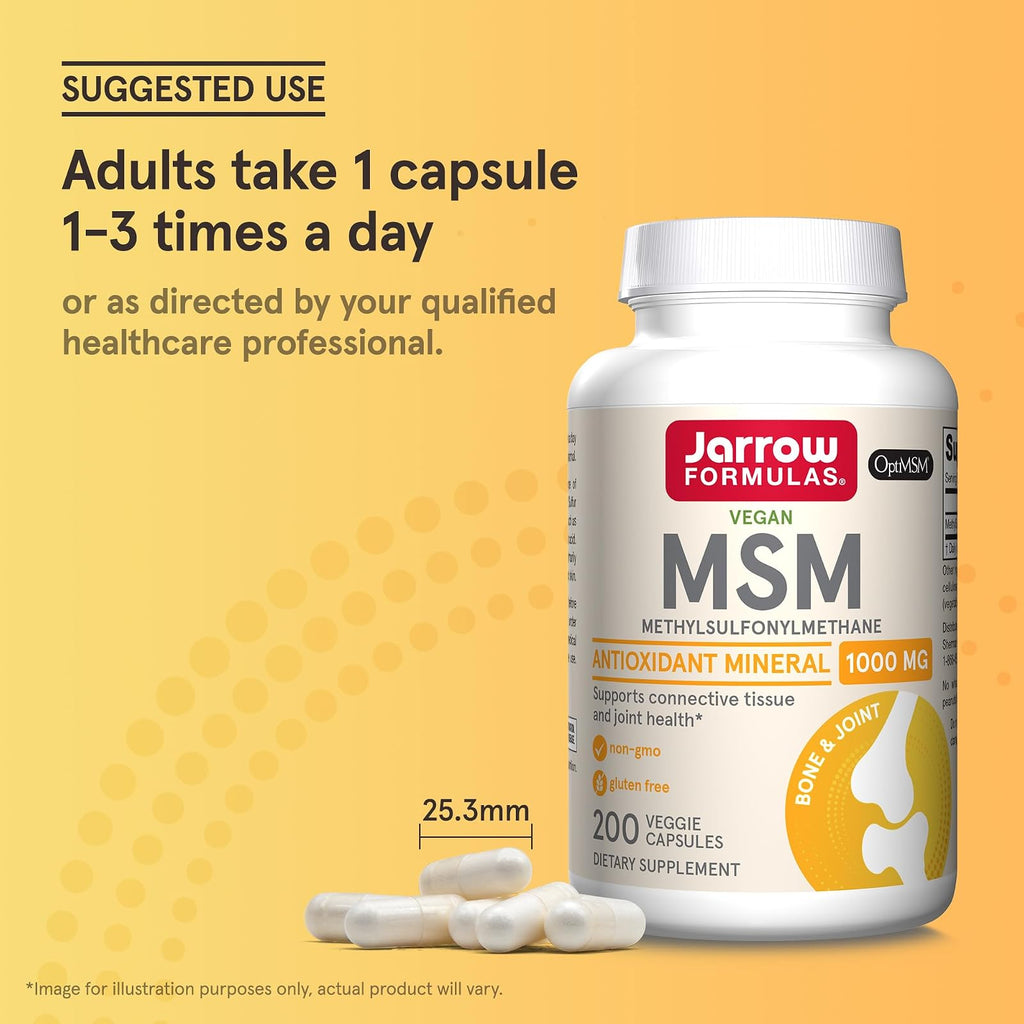 Jarrow MSM for overall wellness
