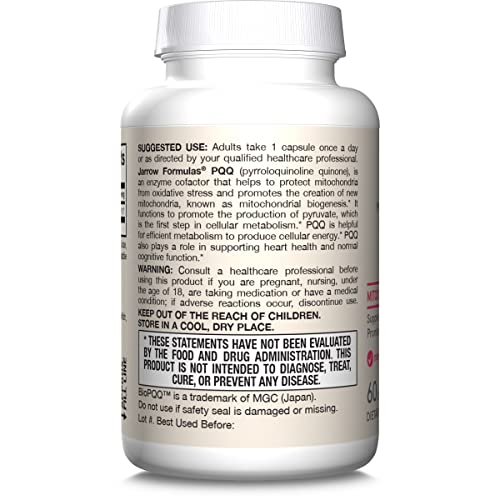 Jarrow PQQ for vibrant health