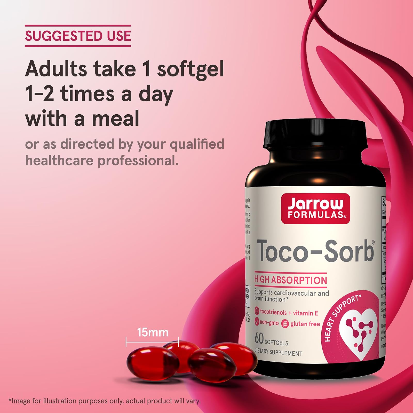 Jarrow Toco-Sorb vitamin e capsules