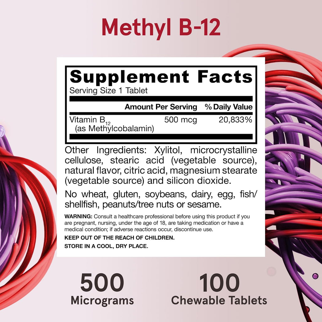 Jarrow vitamin B12 for brain health