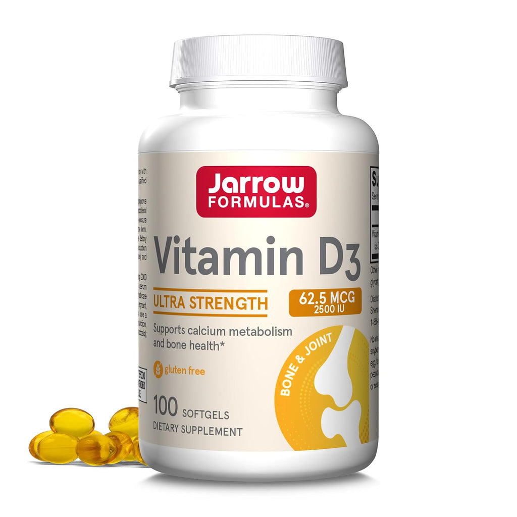 Jarrow Vitamin D3 softgels benefits