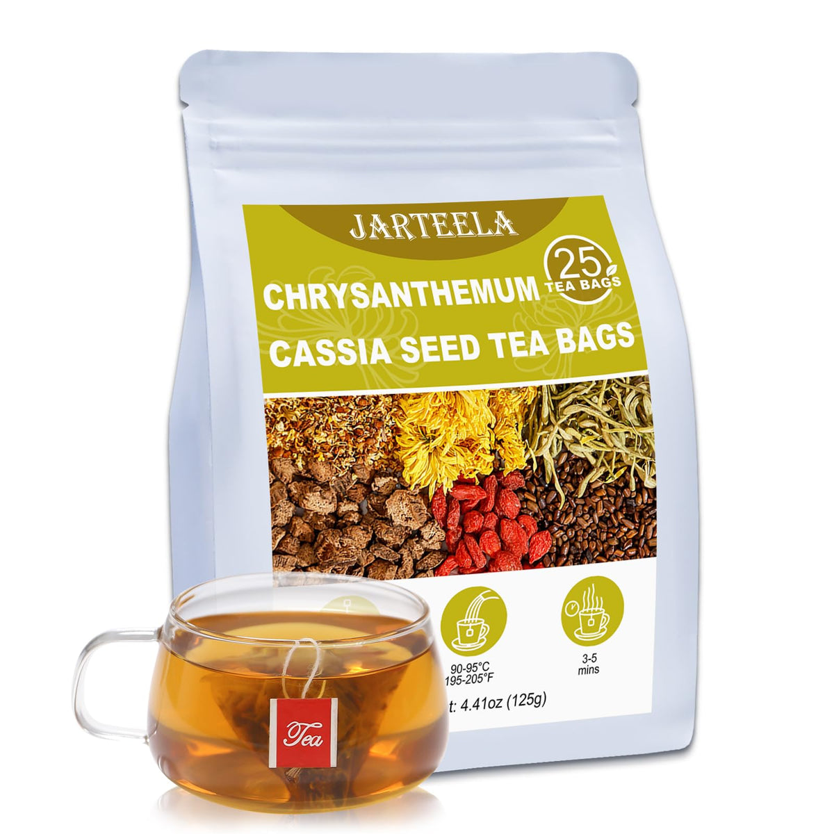 Jarteela chrysanthemum cassia seed tea bags
