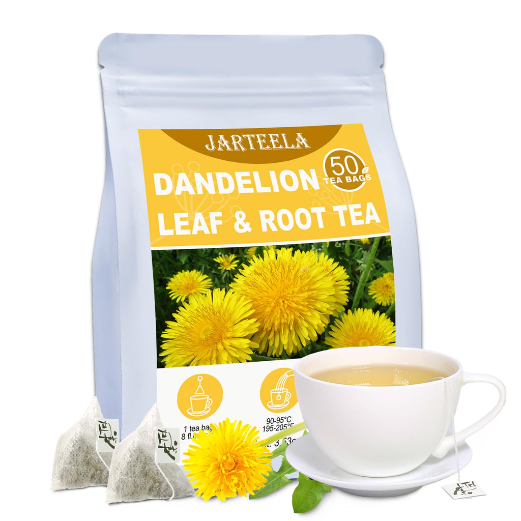 Jarteela dandelion tea bags 50 count