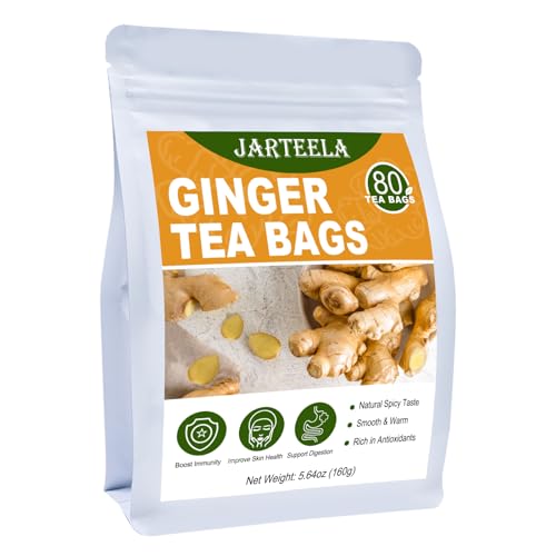 Jarteela ginger tea bags 80 count