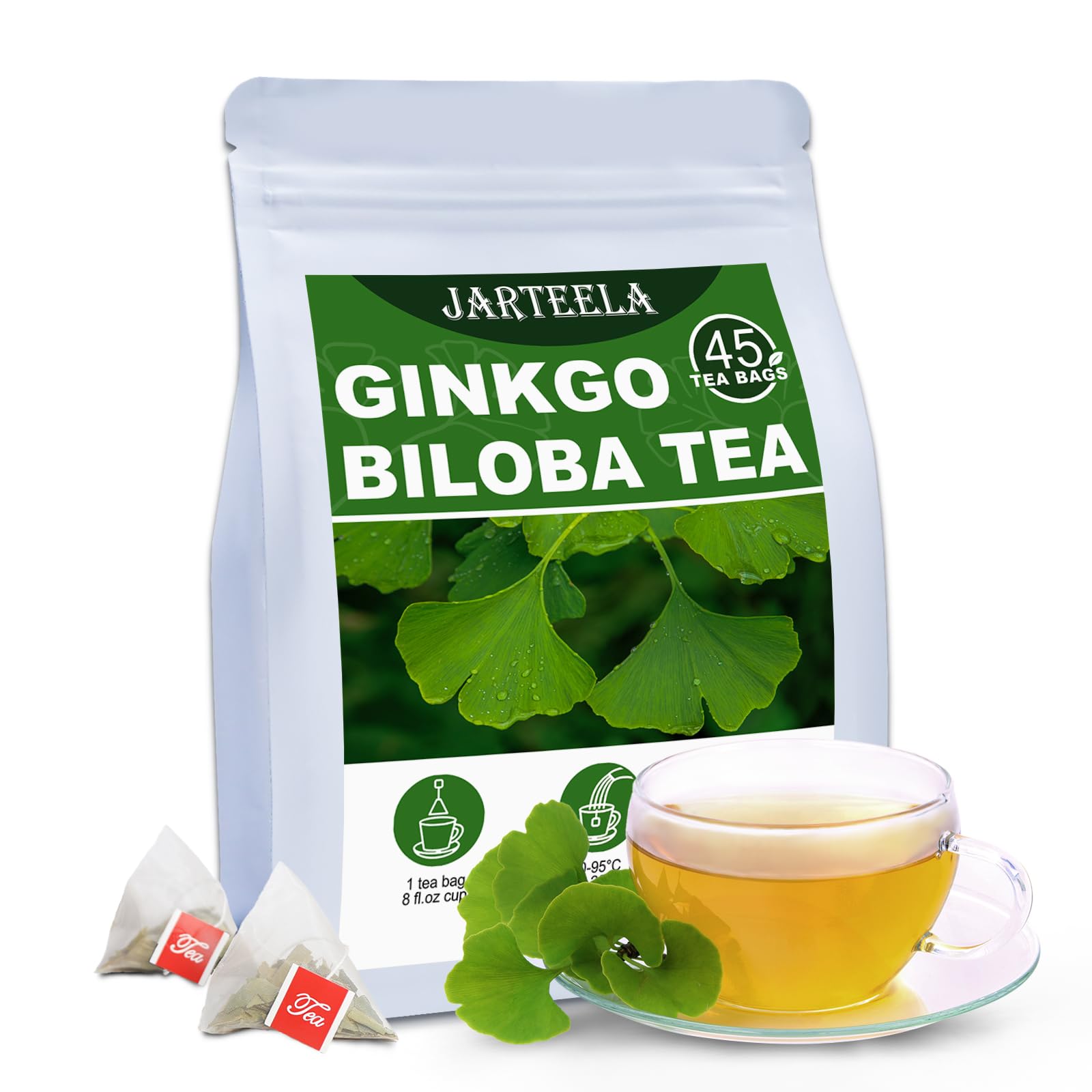 Jarteela Ginkgo Biloba tea bags