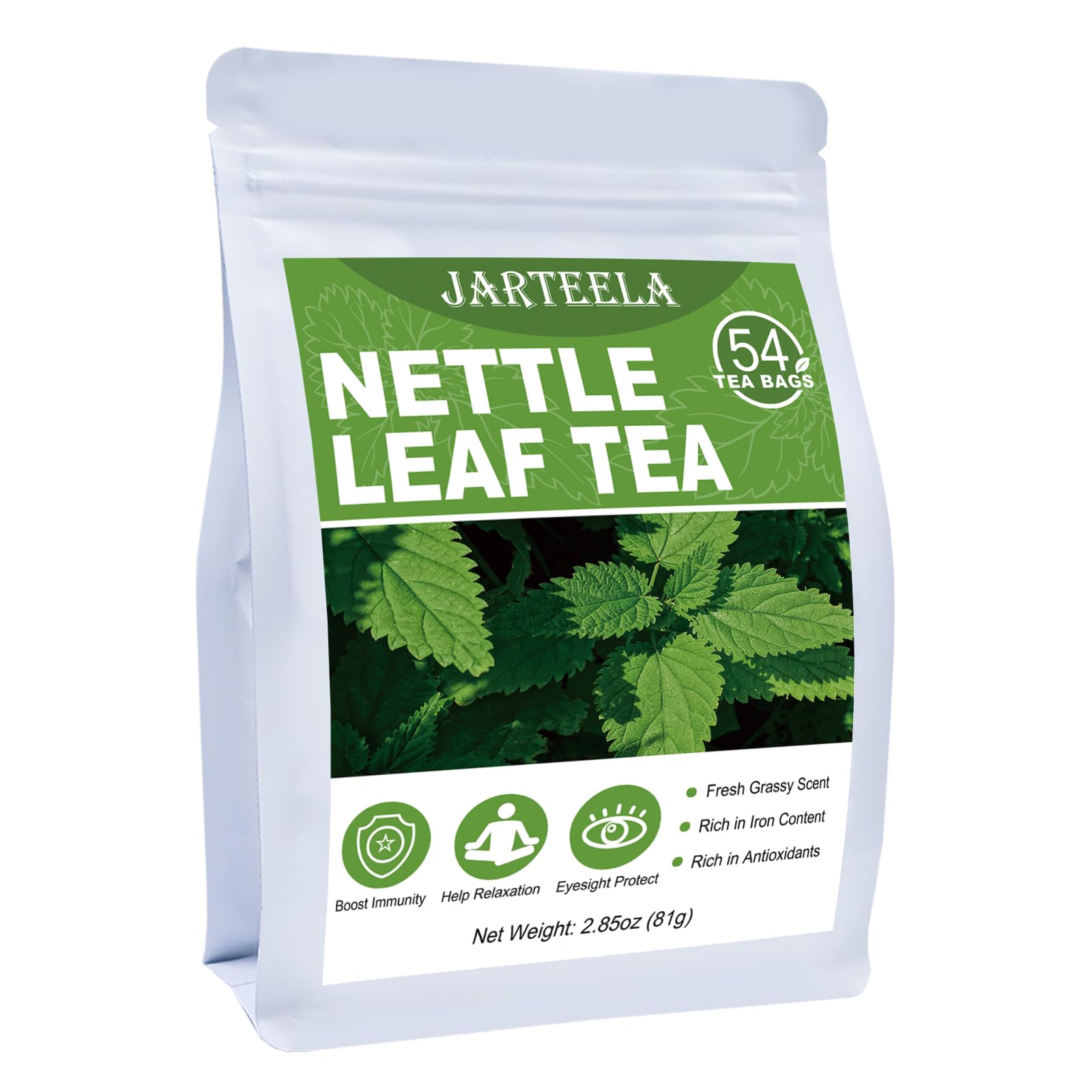 Jarteela nettle leaf herbal tea bags