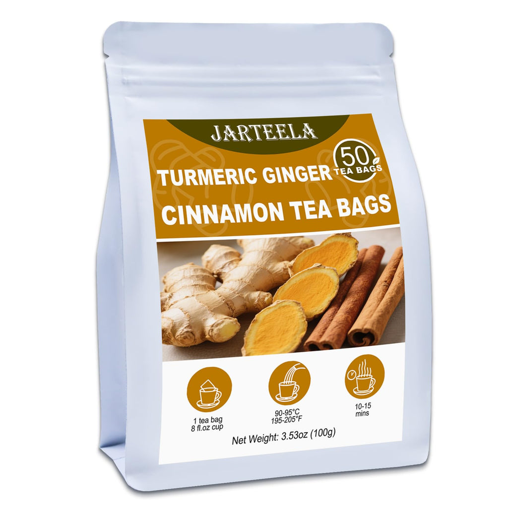 Jarteela turmeric ginger tea bags