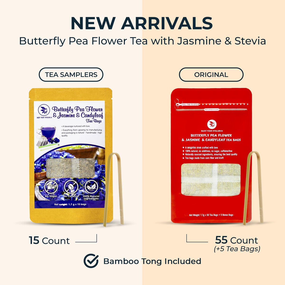 Jasmine and stevia tea blend