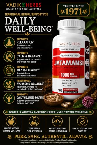 Jatamansi capsules for daily wellness